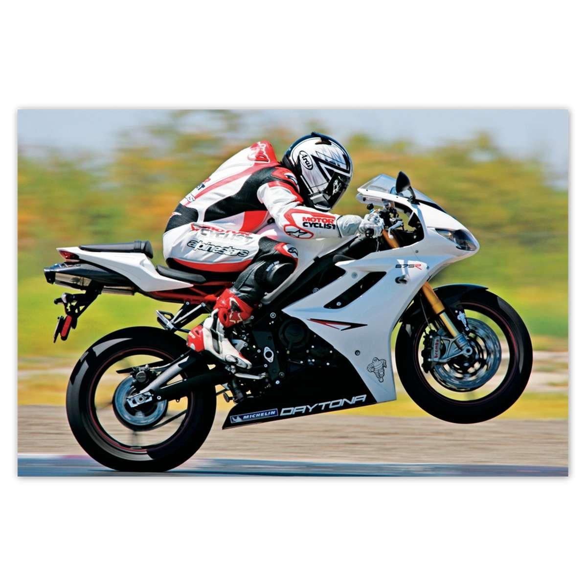 Plakat Ścigacz motocykl Motor, 93x62 cm - ZeSmakiem | Sklep EMPIK.COM