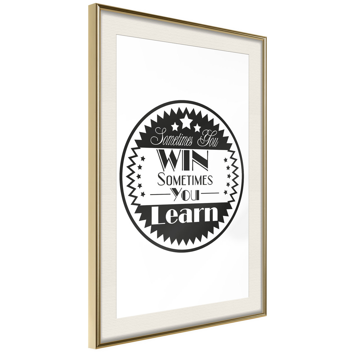 Plakat - Sometimes you win sometimes you learn [Poster] - ARTGEIST ...