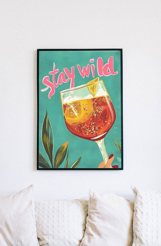 Plakat - Stay wild 21x30 - Harry Monkey | Sklep EMPIK.COM