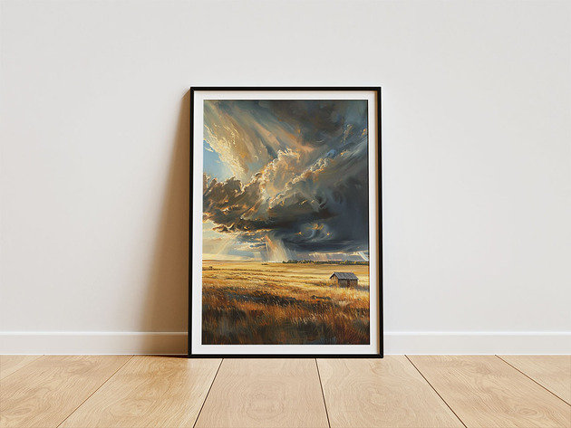 Plakat - storm is coming 30x40 - Harry Monkey | Sklep EMPIK.COM