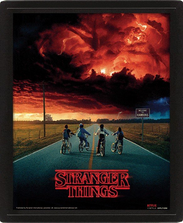 Plakat Stranger Things 3D Prin - GB eye | Sklep EMPIK.COM