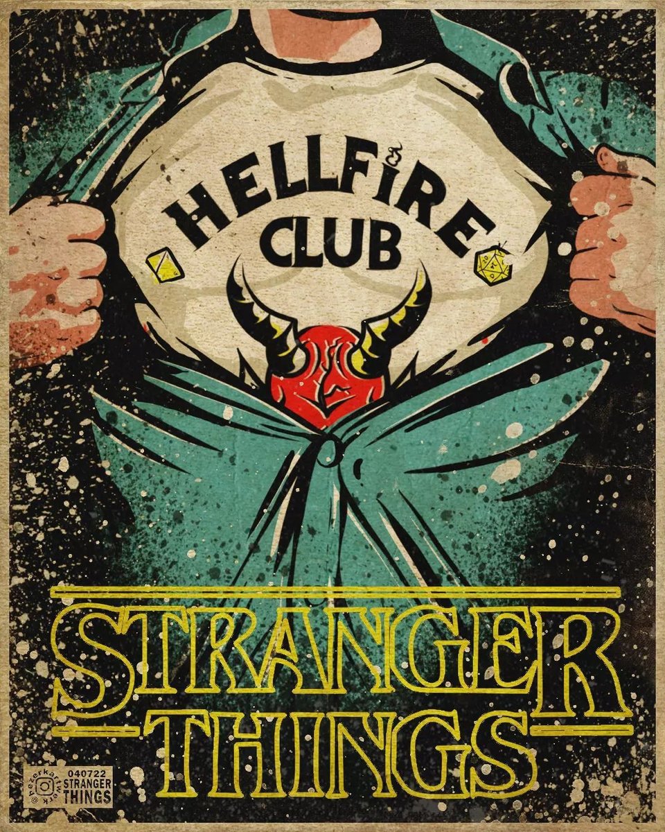 Plakat Stranger Things 4 Hellfire Club 70x50 cm - Atram | Sklep EMPIK.COM