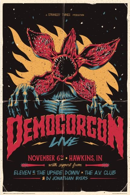 Plakat Stranger Things Demogorgon Live plakaty na ścianę 61x91,5 cm ...