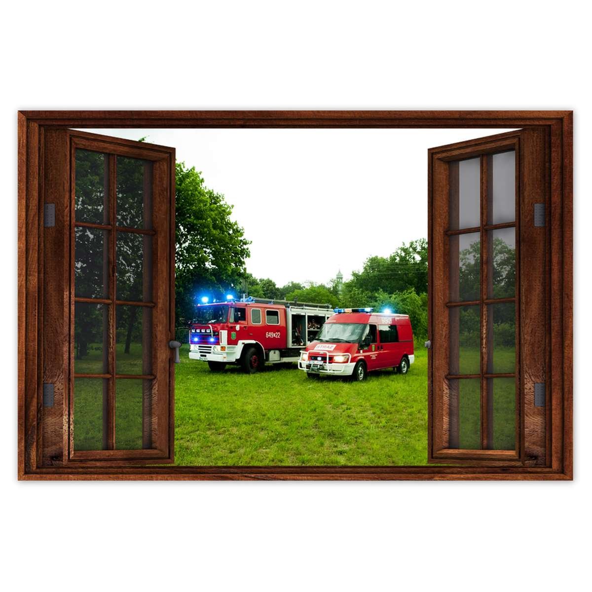 Plakat Straż pożarna, 90x60 cm - ZeSmakiem | Sklep EMPIK.COM
