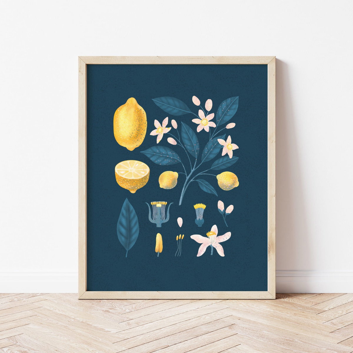 Plakat STUDIO STONKA, "Cytryny" - ciemne tło - - Studio Stonka | Sklep ...