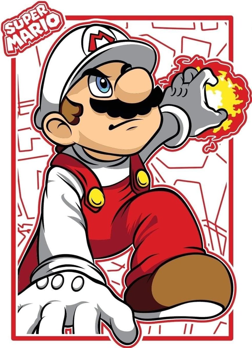 Plakat Super Mario Retro Vintage 100x70 cm - Atram | Sklep EMPIK.COM