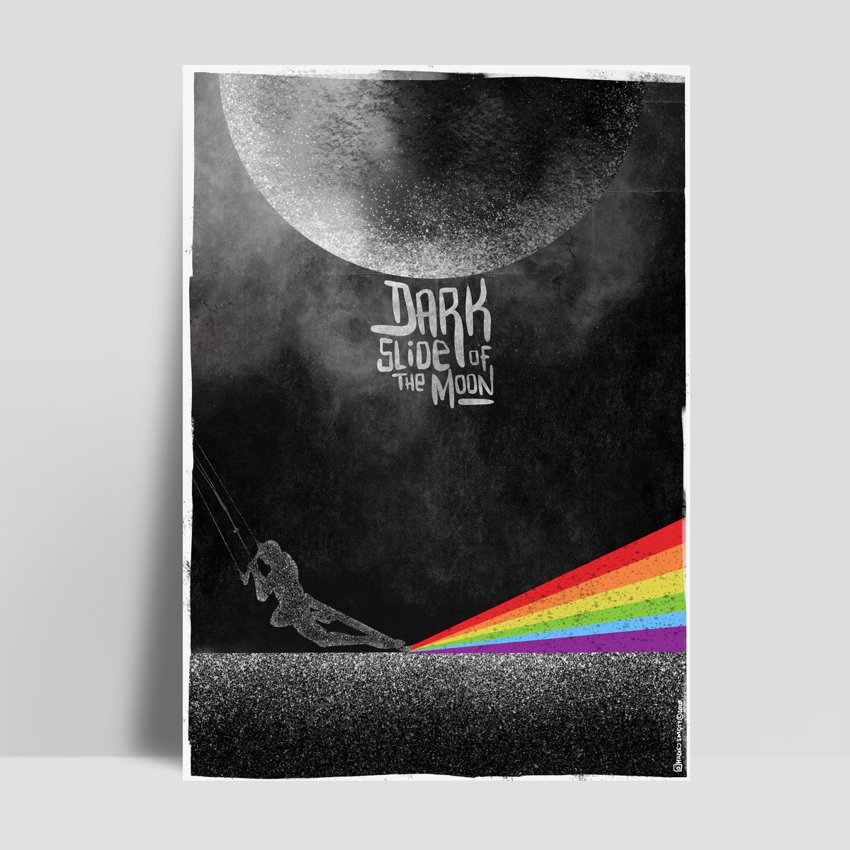 Plakat SURF Darkslide of the moon 50x70 - Maciej Święty Rysuje | Sklep ...