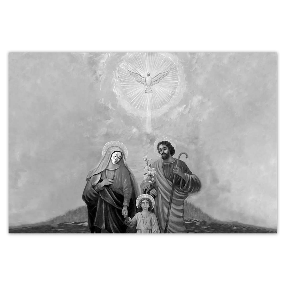 Plakat Święta Rodzina Jezusek, 200x135 cm - ZeSmakiem | Sklep EMPIK.COM