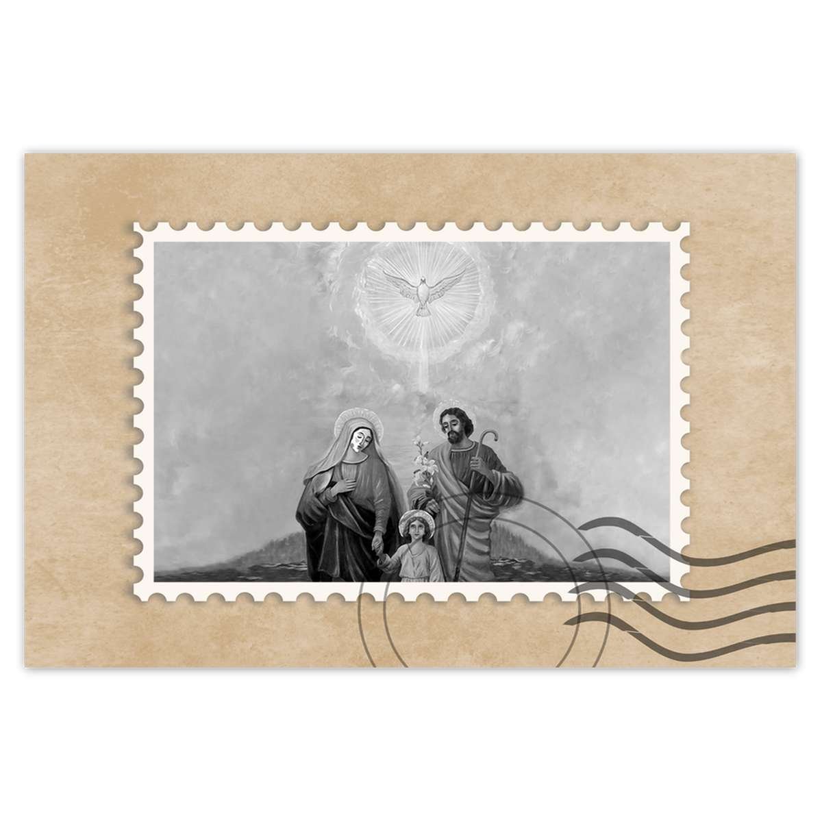 Plakat Święta Rodzina Jezusek, 60x40 cm - ZeSmakiem | Sklep EMPIK.COM