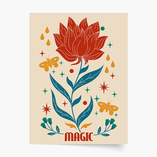 Plakat, Tarot: Flower, 40x60 cm - Empik Foto | Sklep EMPIK.COM