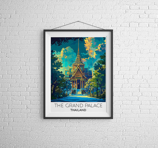 Plakat - Thailand 70x100 - Harry Monkey | Sklep EMPIK.COM