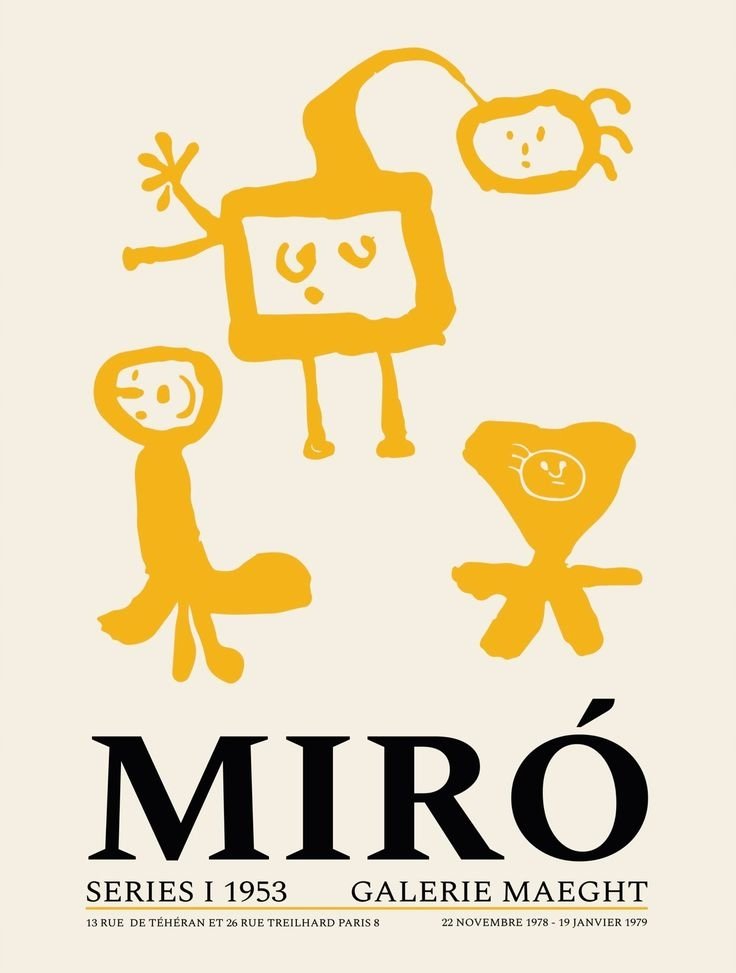 Plakat The Farm Miró Joan Miro ART Sztuka Obraz Vintage Retro 50x40 cm ...