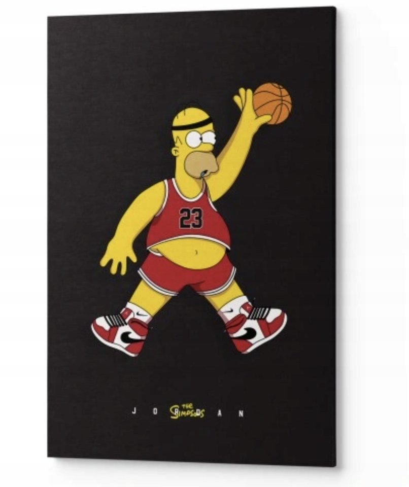 PLAKAT The Simpsons Simpsonowie Jordan NBA 100x70 cm #7 - Atram | Sklep ...