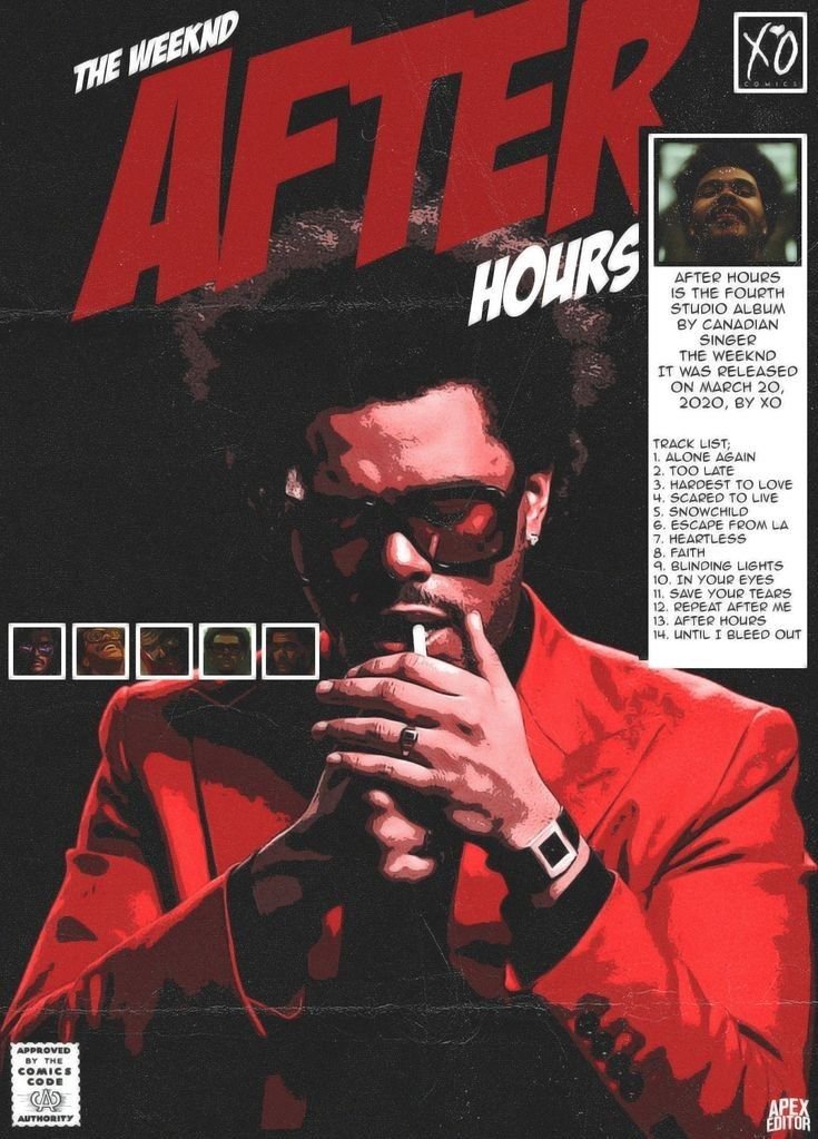Plakat The Weeknd Weekend Retro 50x40 cm Obraz - Atram | Sklep EMPIK.COM
