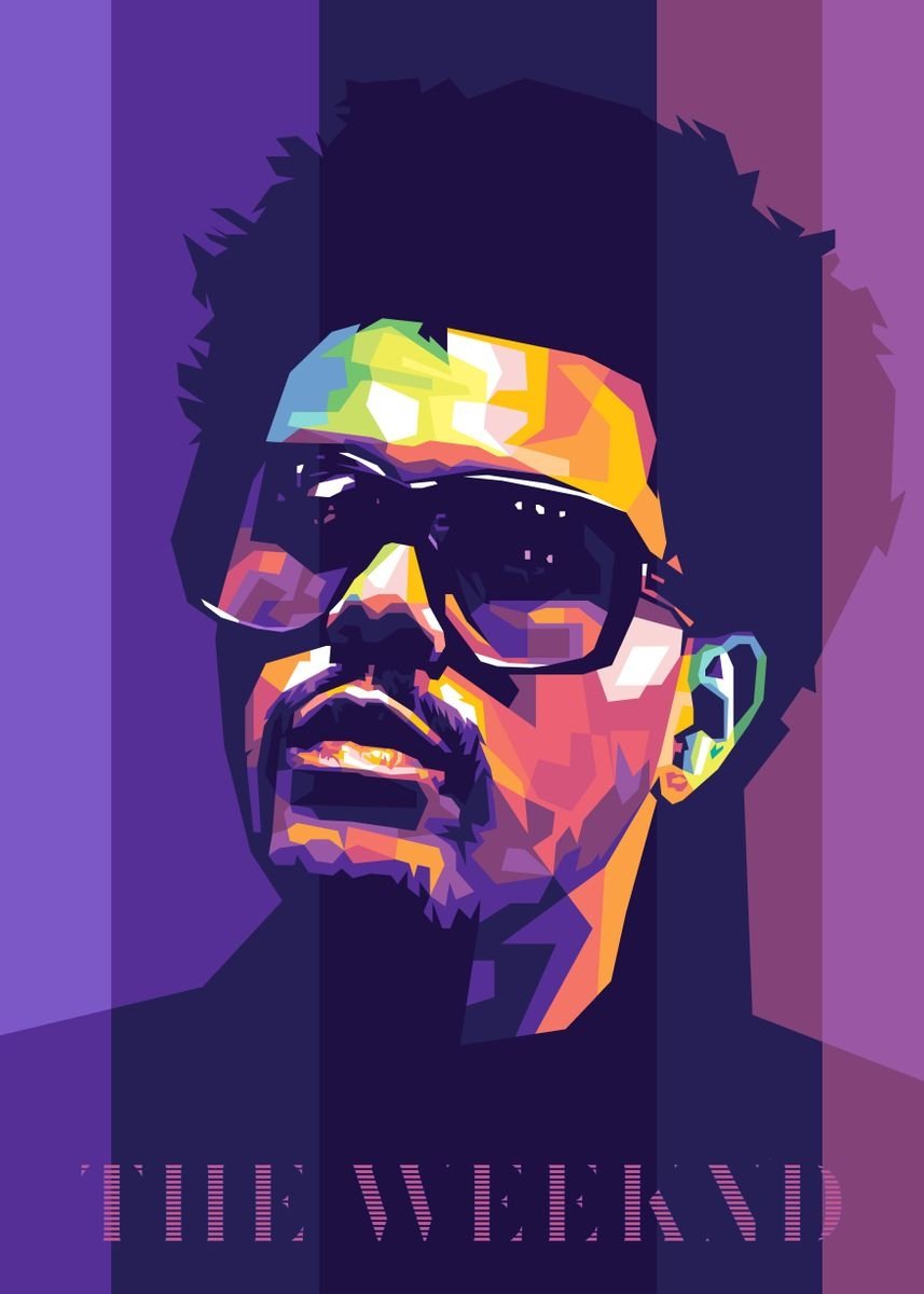 Plakat The Weeknd Weekend Vintage Retro 50x40 cm #3 - Atram | Sklep ...