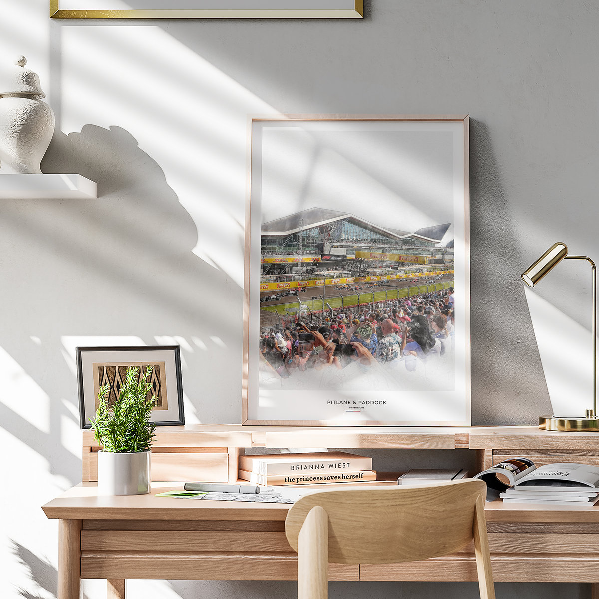 Plakat Tory Wyścigowe - Paddock Silverstone - Peszkowski Graphic ...