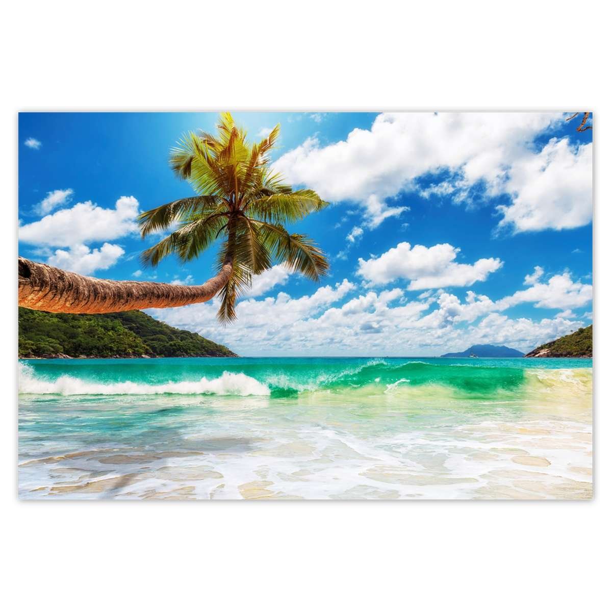 Plakat Tropiki Pejzaż Palmy, 200x135 cm - ZeSmakiem | Sklep EMPIK.COM