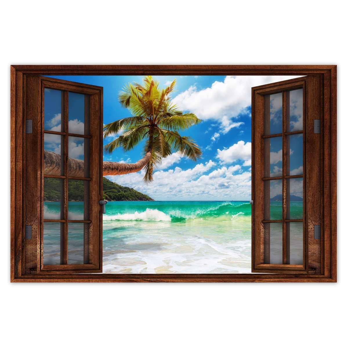 Plakat Tropiki Pejzaż Palmy, 60x40 cm - ZeSmakiem | Sklep EMPIK.COM