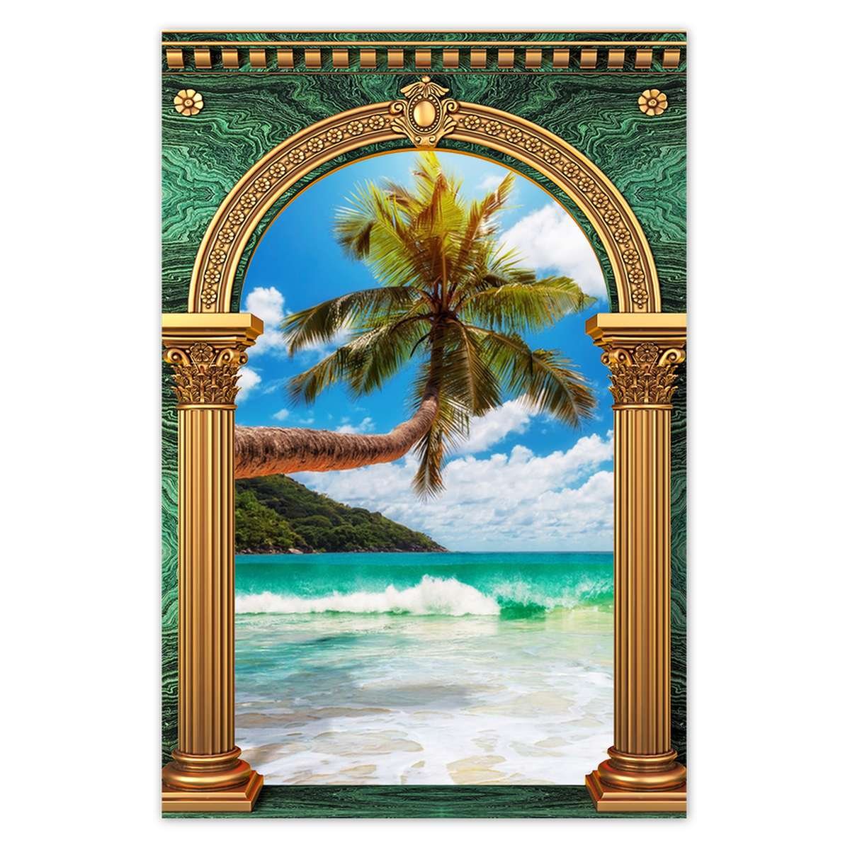 Plakat Tropiki Pejzaż Palmy, 80x120 cm - ZeSmakiem | Sklep EMPIK.COM
