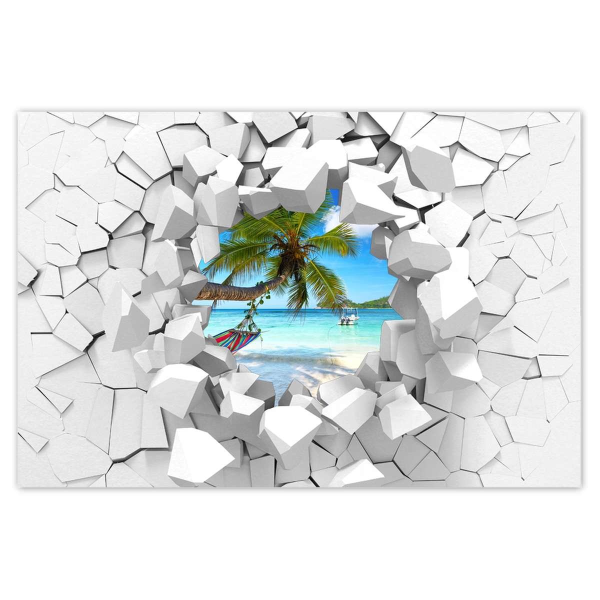 Plakat Tropiki Pejzaże Palmy, 60x40 cm - ZeSmakiem | Sklep EMPIK.COM