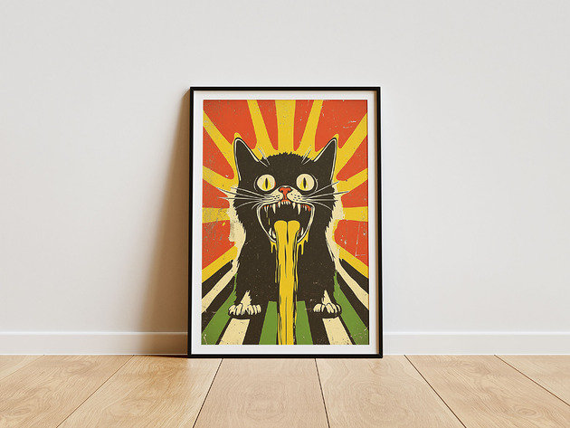 Plakat - Tuna Again? 30x40 - Harry Monkey | Sklep EMPIK.COM