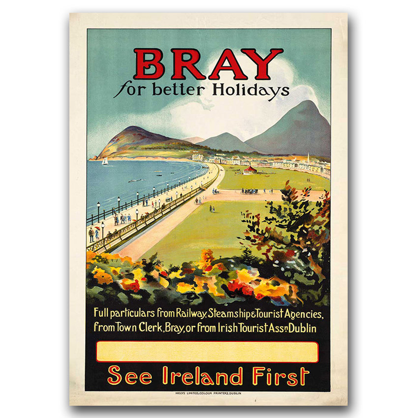 Plakat vintage do salonu Irlandia Wakacje A1 - Vintageposteria | Sklep ... Plakat vintage do salonu Irlandia Wakacje A1 - Vintageposteria | Sklep ...