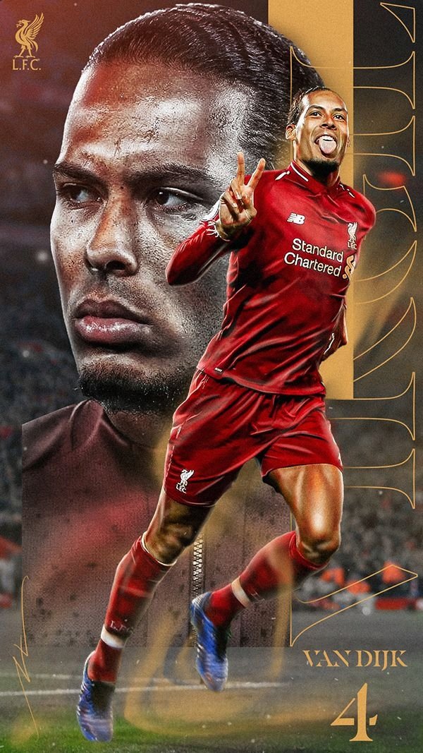 Plakat Virgil van Dijk Liverpool FC 30x21 cm - Atram | Sklep EMPIK.COM