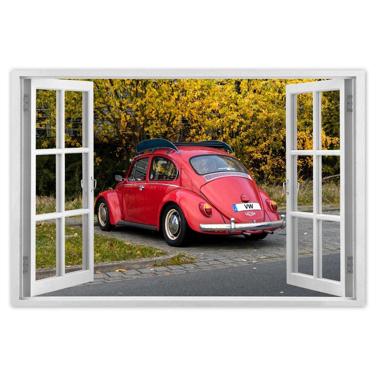 Plakat Volkswagen Garbus, 120x80 cm - ZeSmakiem | Sklep EMPIK.COM