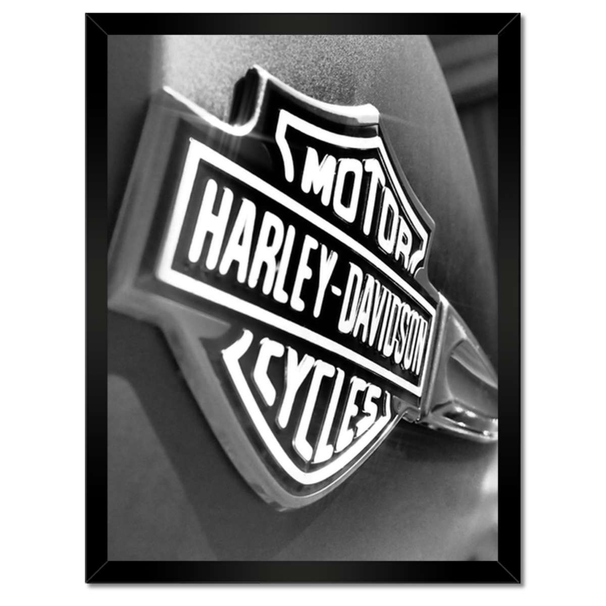 Plakat w ramie 30x40 Logo Harley Davidson - ZeSmakiem | Sklep EMPIK.COM