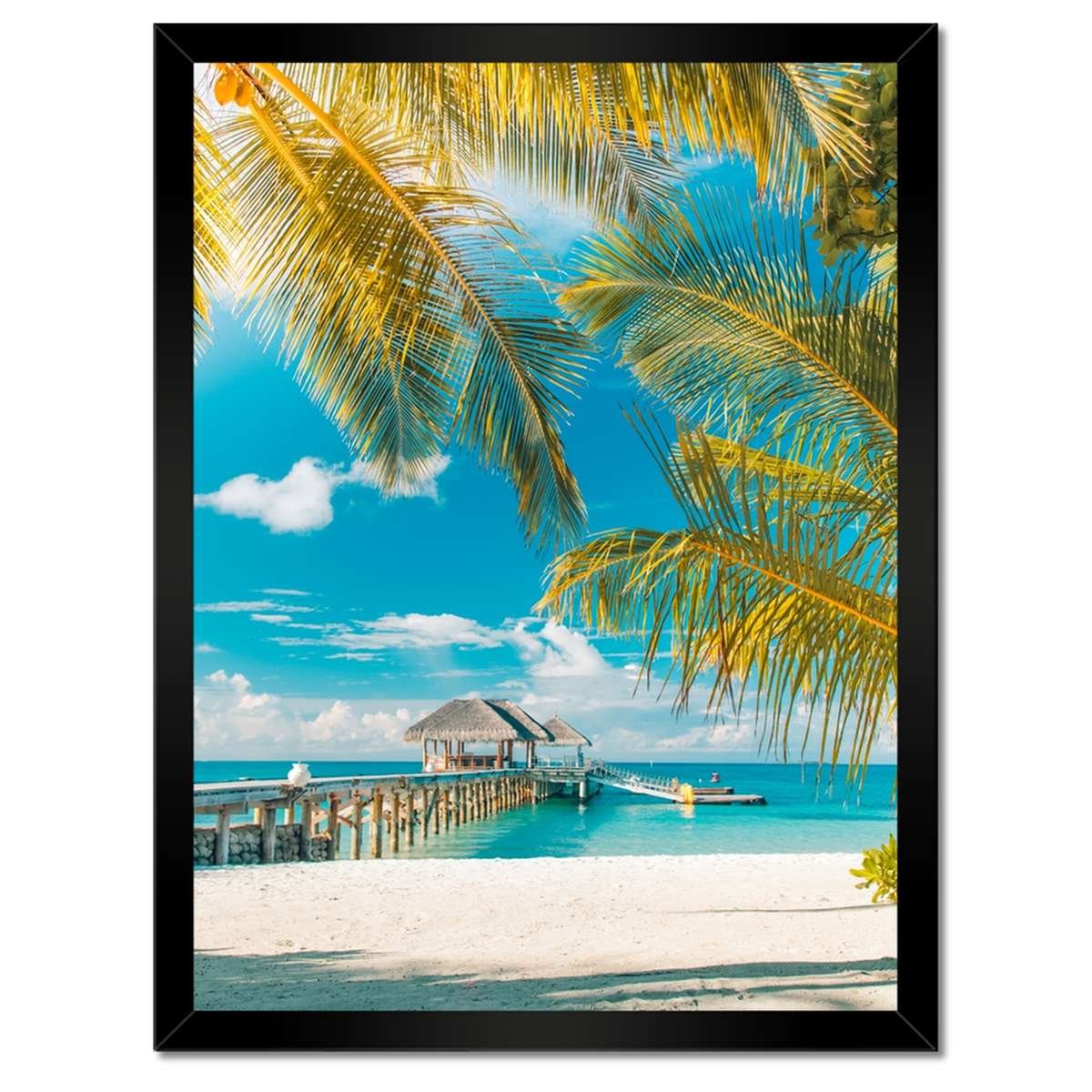 Plakat w ramie 30x40 Tropiki Pejzaż Palma - ZeSmakiem | Sklep EMPIK.COM