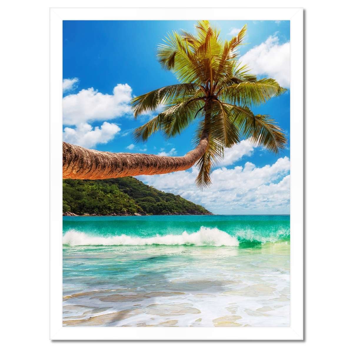 Plakat w ramie 30x40 Tropiki Pejzaż Palmy - ZeSmakiem | Sklep EMPIK.COM