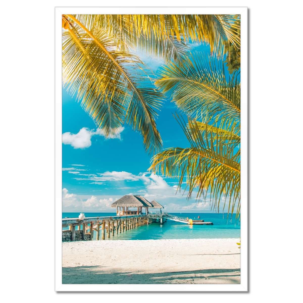 Plakat w ramie 40x60 Tropiki Pejzaż Palma - ZeSmakiem | Sklep EMPIK.COM