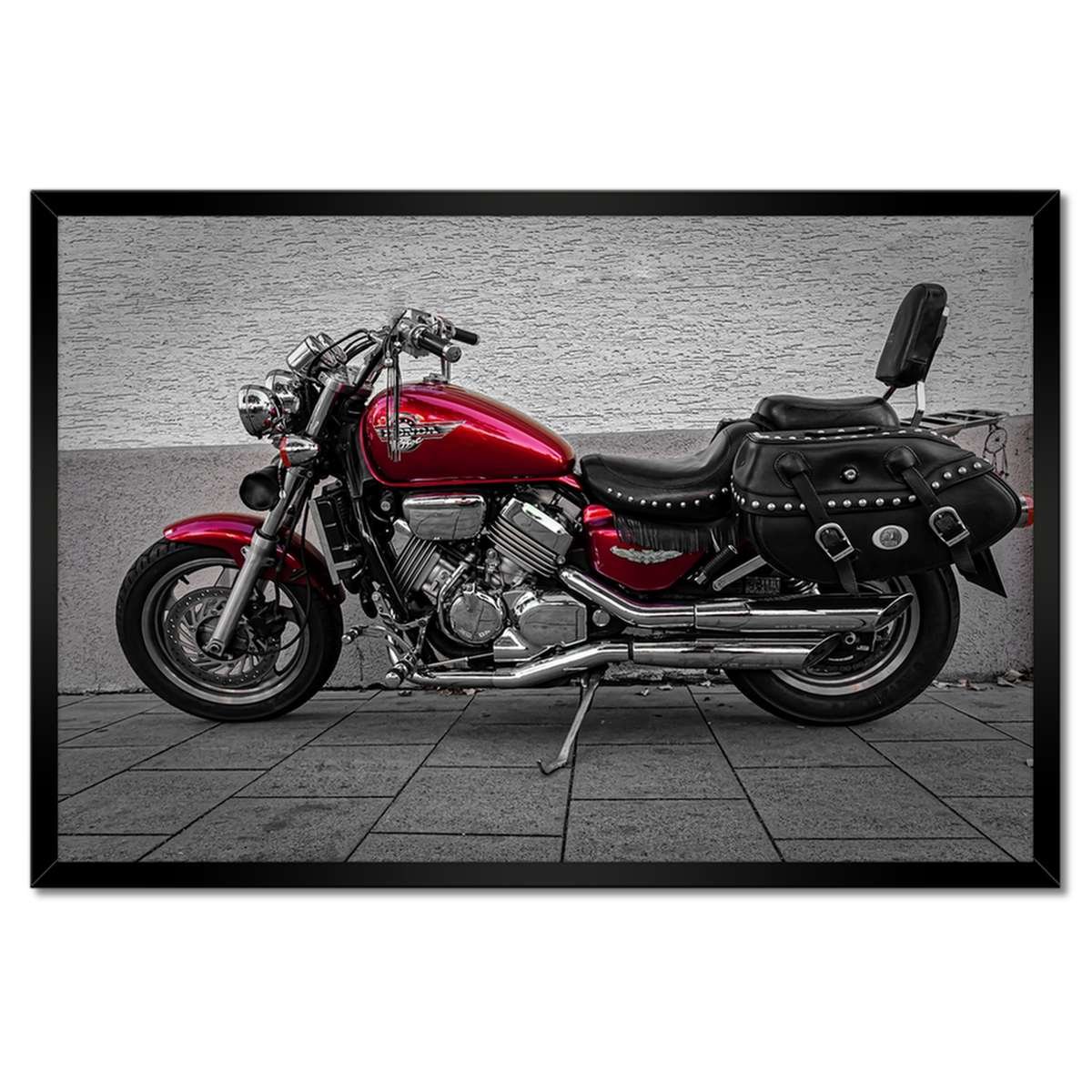 Plakat w ramie 60x40 Honda motocykl Motor - ZeSmakiem | Sklep EMPIK.COM