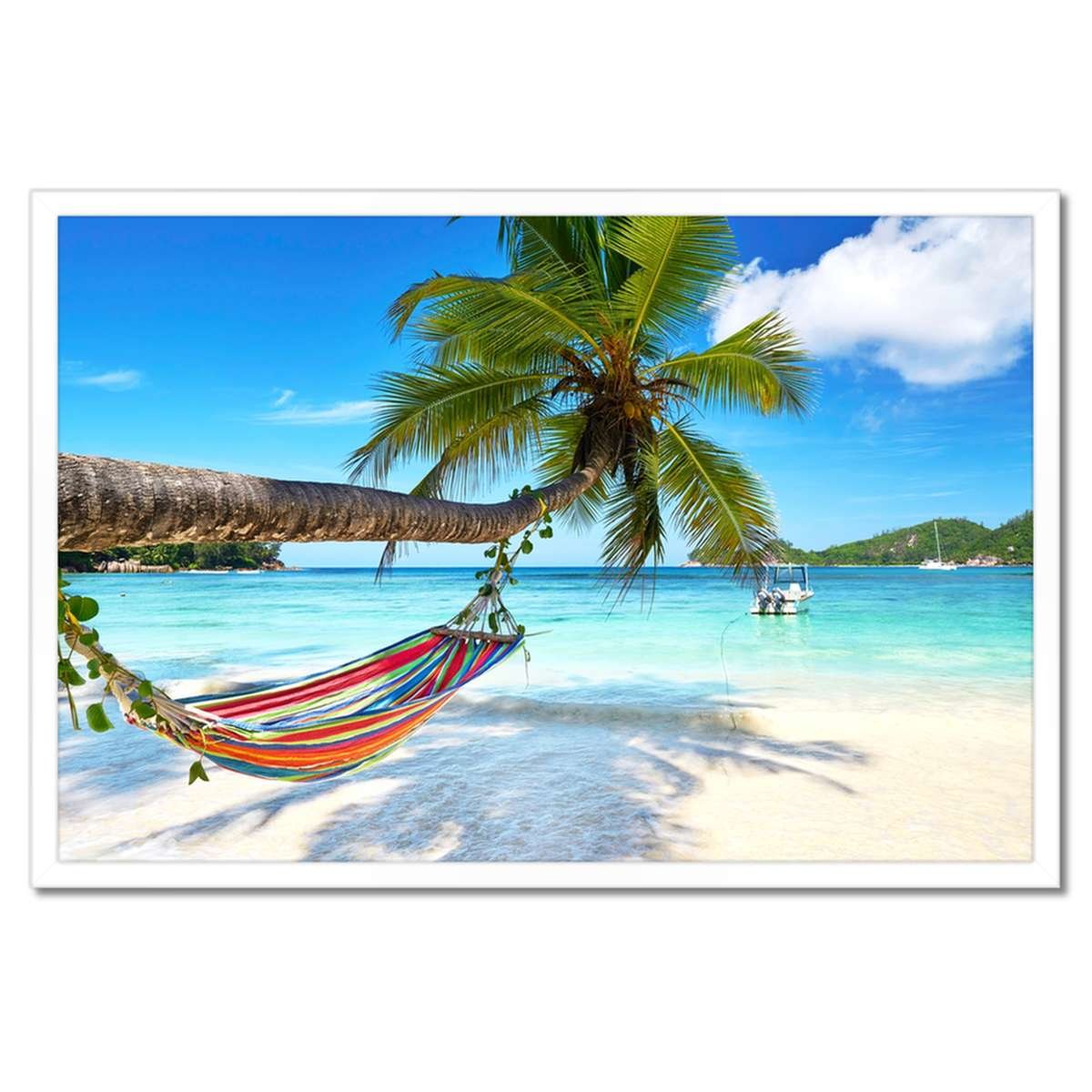 Plakat w ramie 60x40 Tropiki Pejzaże Palmy - ZeSmakiem | Sklep EMPIK.COM