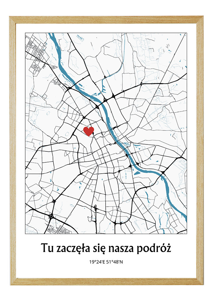 Plakat Wasz Punkt na Mapie - 30x40 cm - Inna marka | Sklep EMPIK.COM