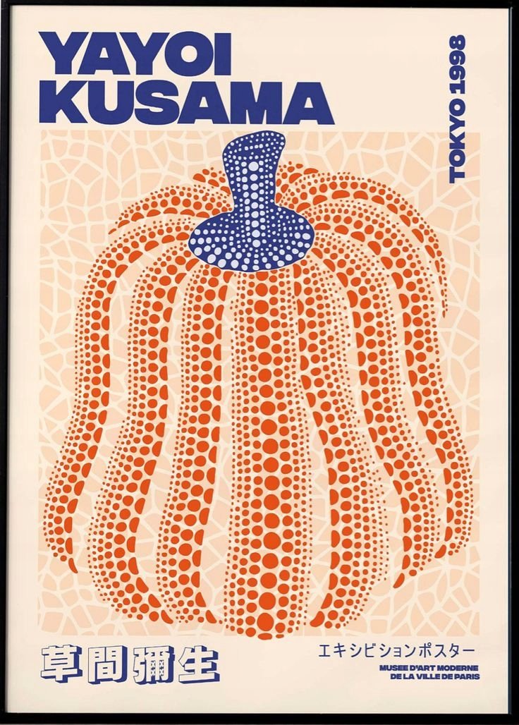 Plakat YAYOI KUSAMA Tokyo Japonia Obraz FotoPlakat 50x40 cm #15 - Atram ...