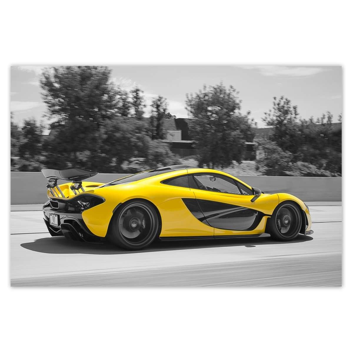 Plakat Yellow McLaren P1, 120x80 cm - ZeSmakiem | Sklep EMPIK.COM