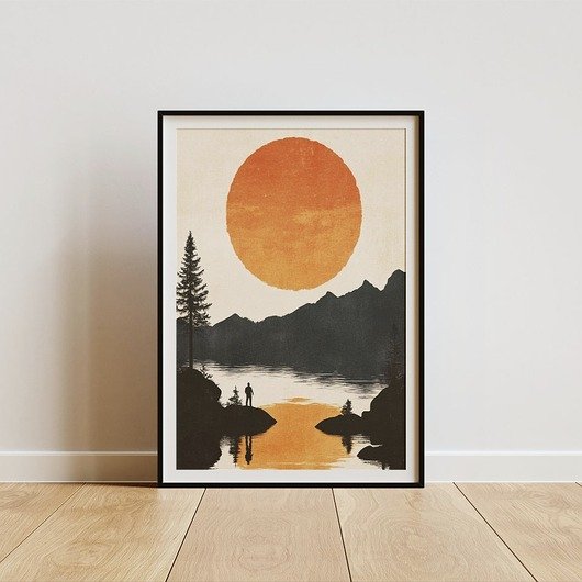 Plakat - Zachód słońca w Dolinie Pięciu Stawów 30x40 - Harry Monkey ...