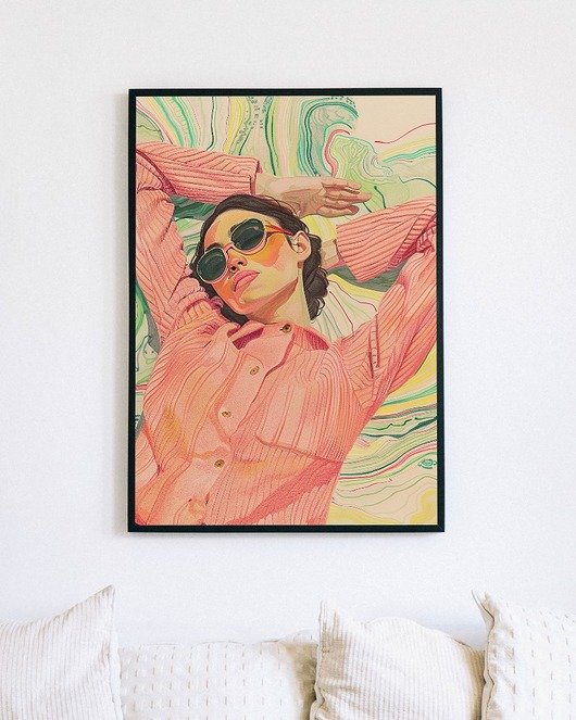 Plakat - Zrelaksowana 70x100 - Harry Monkey | Sklep EMPIK.COM