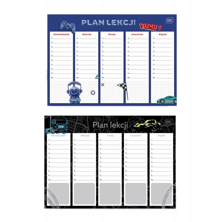 Plan Lekcji A4 Boys 7235 - Interdruk | Sklep EMPIK.COM