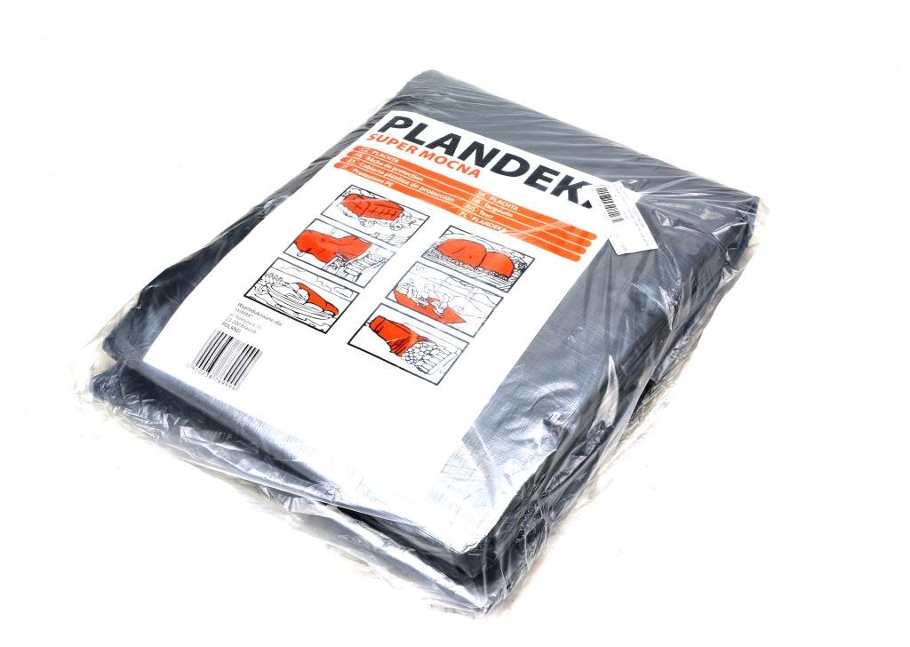 Plandeka SUPER MOCNA 3x5m (srebrna) gramatura 160g/m2 - Inna marka ...