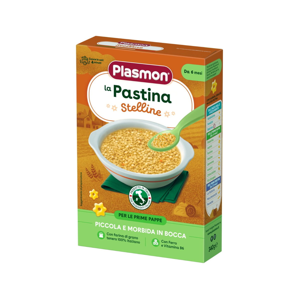 PLASMON Makaron dla niemowląt Stelline 340g - Plasmon | Sklep EMPIK.COM
