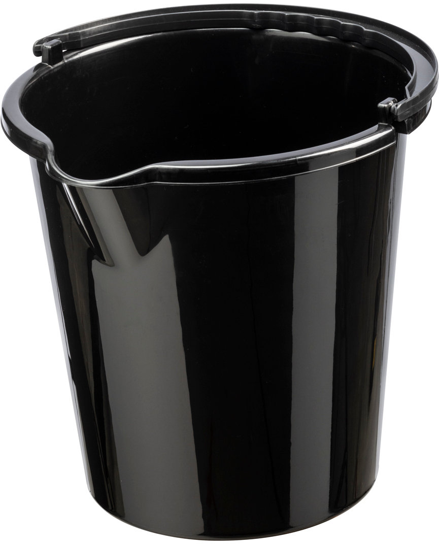 PLAST TEAM - Wiadro z wylewką - Vancouver - czarne - 5 L - Plast Team ...