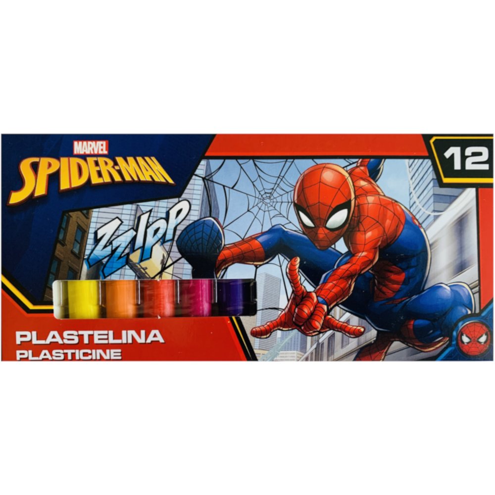 Plastelina Szkolna Zestaw 12 Sztuk Spider-Man - Inna marka | Sklep ...
