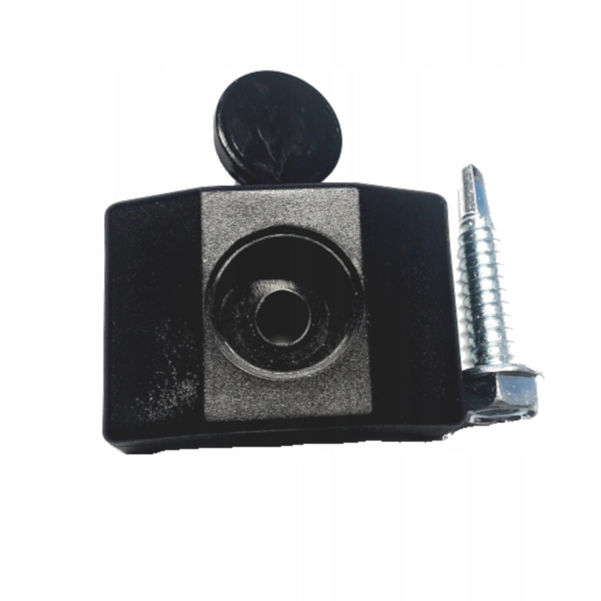 Plastikowa czarna obejma doczołowa z zaślepką i wkrętem panel 2D / krata 2D - Inna marka | Sklep ...