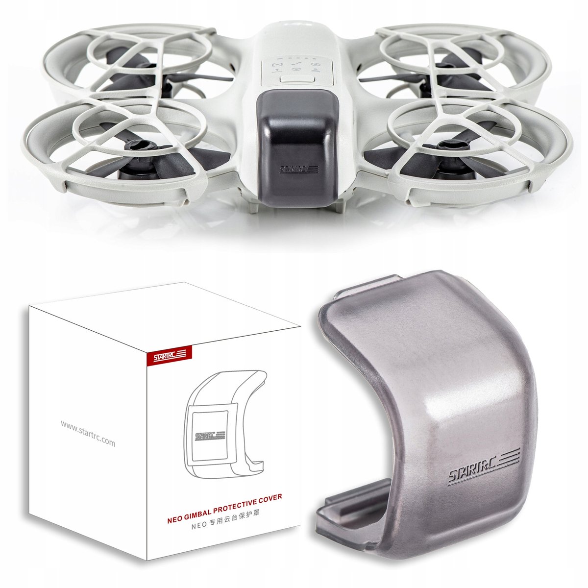 Plastikowa osłona gimbala ochrona obiektywu kamery STARTRC do drona DJI ...