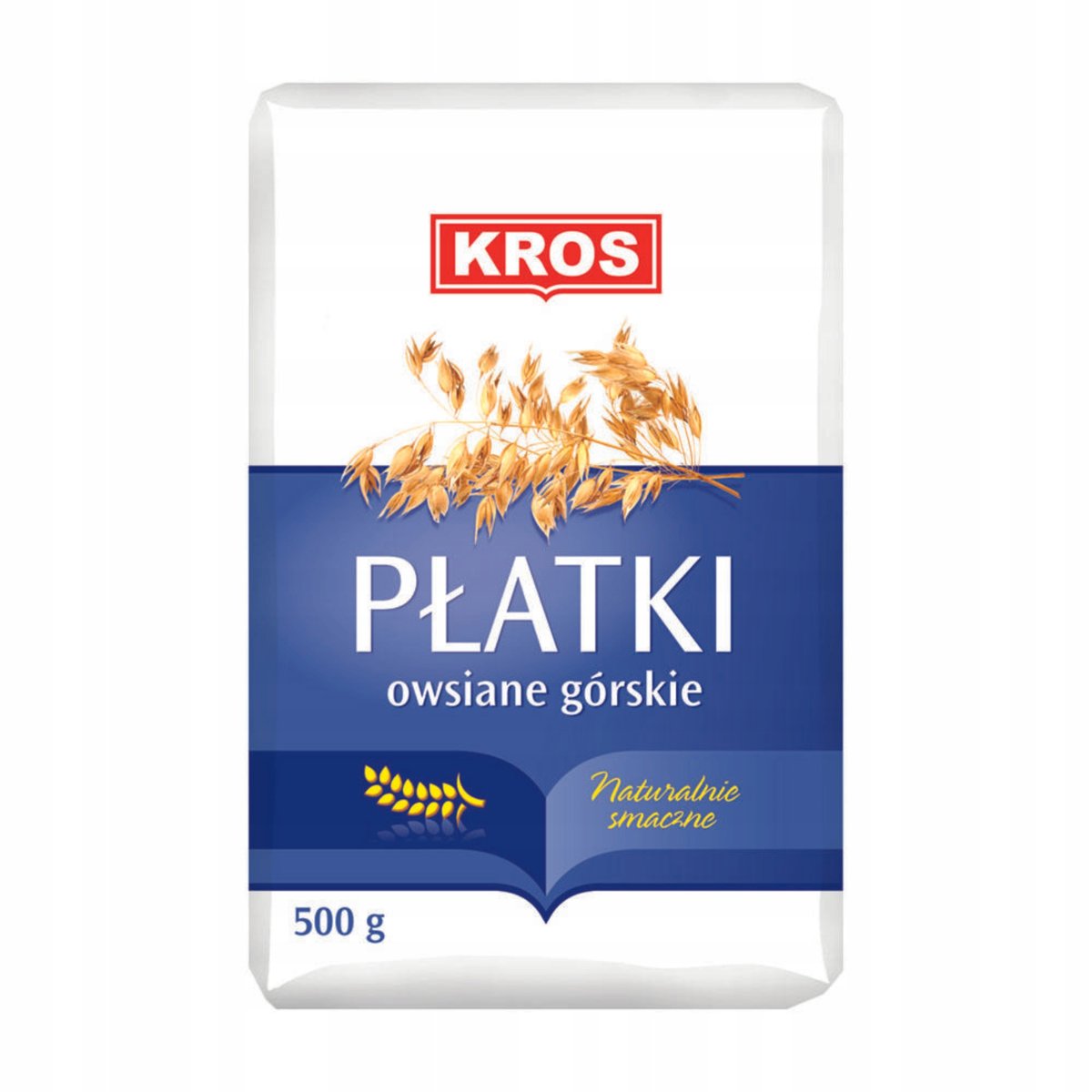 Płatki Owsiane Górskie KROS 500G NATURALNIE SMACZNE BŁONNIK WITAMINY ...
