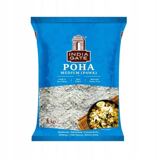 Płatki ryżowe średnie Poha Medium India Gate 1kg - Inna marka | Sklep ...