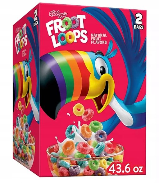 Płatki Śniadaniowe Froot Loops Fruit 1,24Kg Owocowe - Prosto Z Usa ...