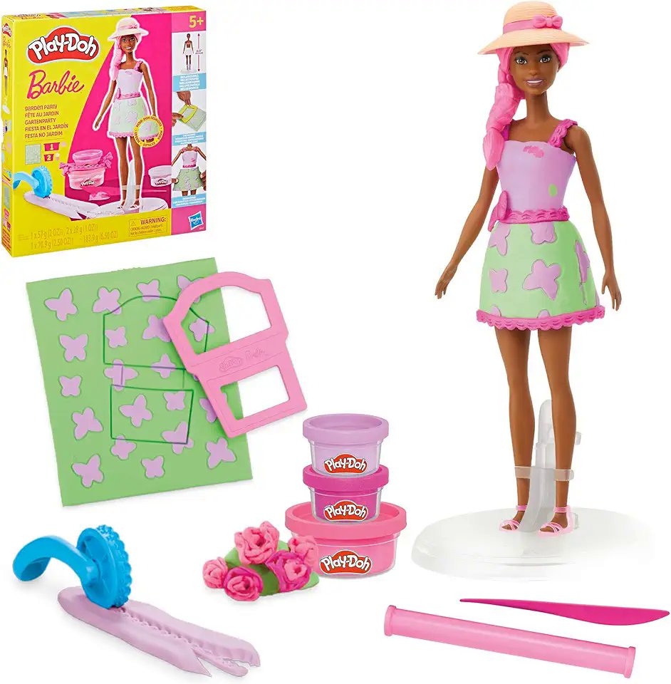 Play-Doh Barbie Przyjęcie w Ogródku + MASA PLASTYCZNA - Barbie | Sklep ...